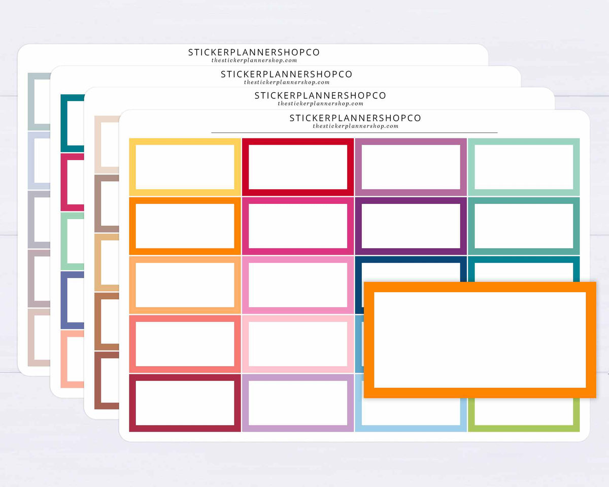 1/3 Box Planner Stickers – The Sticker Planner Shop