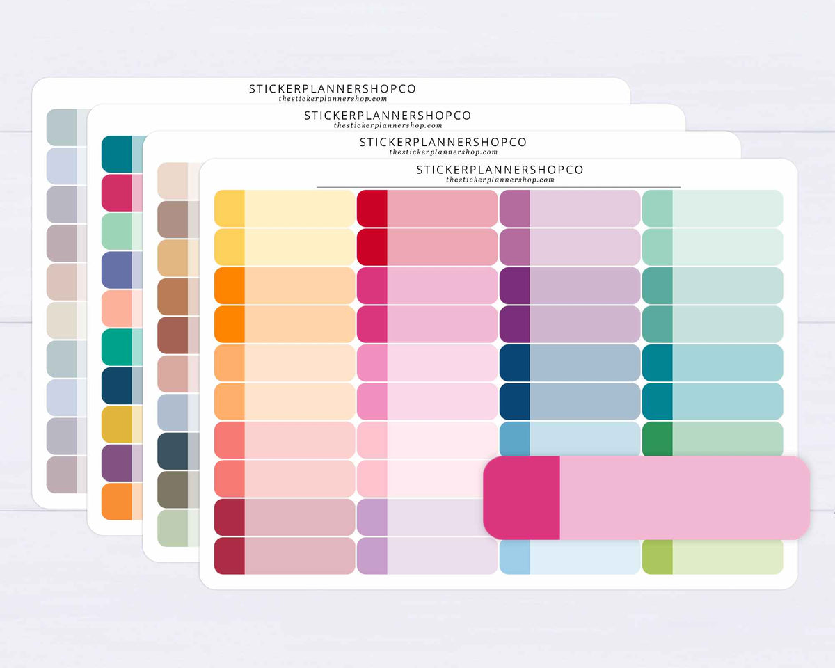 2 tone label stickers – The Sticker Planner Shop