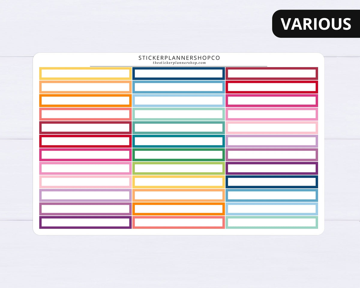 OTG Petite Planner Label Stickers – The Sticker Planner Shop