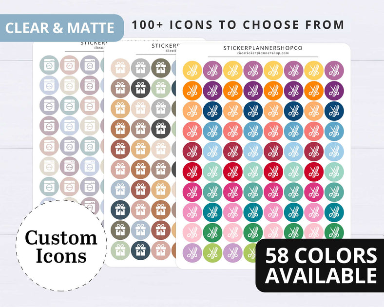 Custom Sticker Sheets – The Sticker Planner Shop