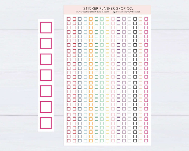 Horizontal Planner Stickers – The Sticker Planner Shop